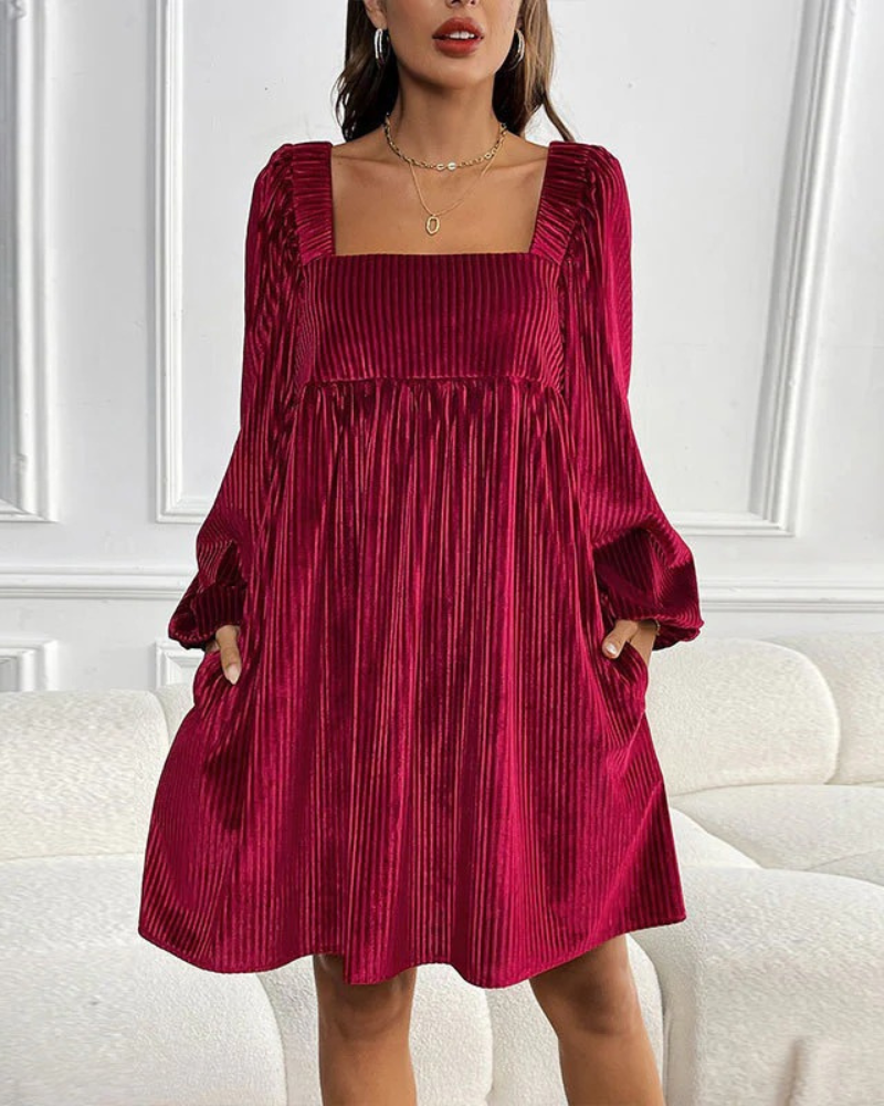 KENZI - Cozy Plain Dress – BOMIA